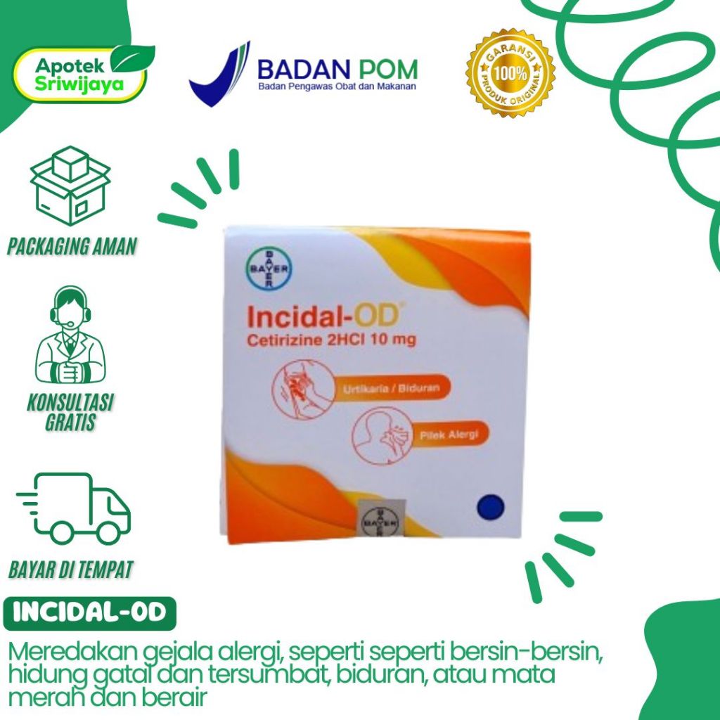 Jual INCIDAL-OD 1 STRIP 4 CAPSUL | Shopee Indonesia