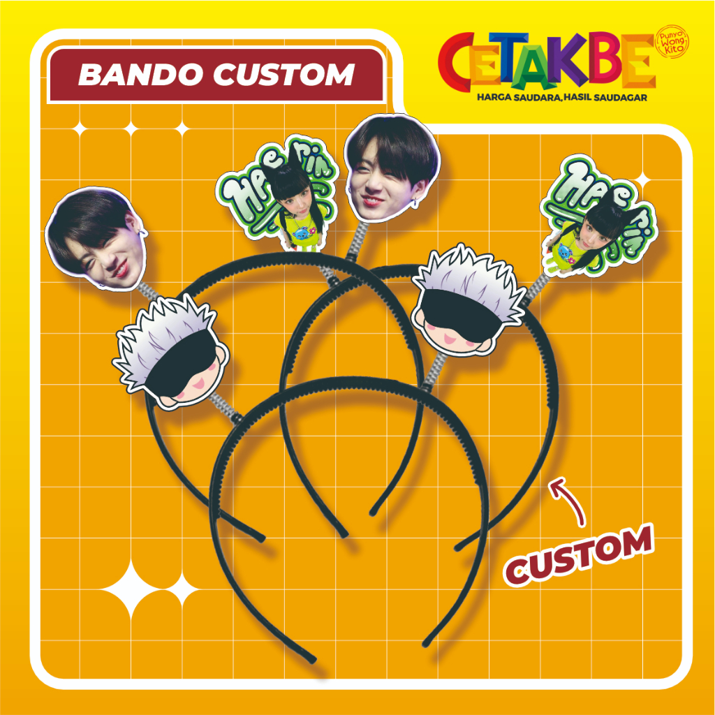 Jual BANDO TUING TUING - UKURAN GAMBAR BESAR CUSTOM | Shopee Indonesia