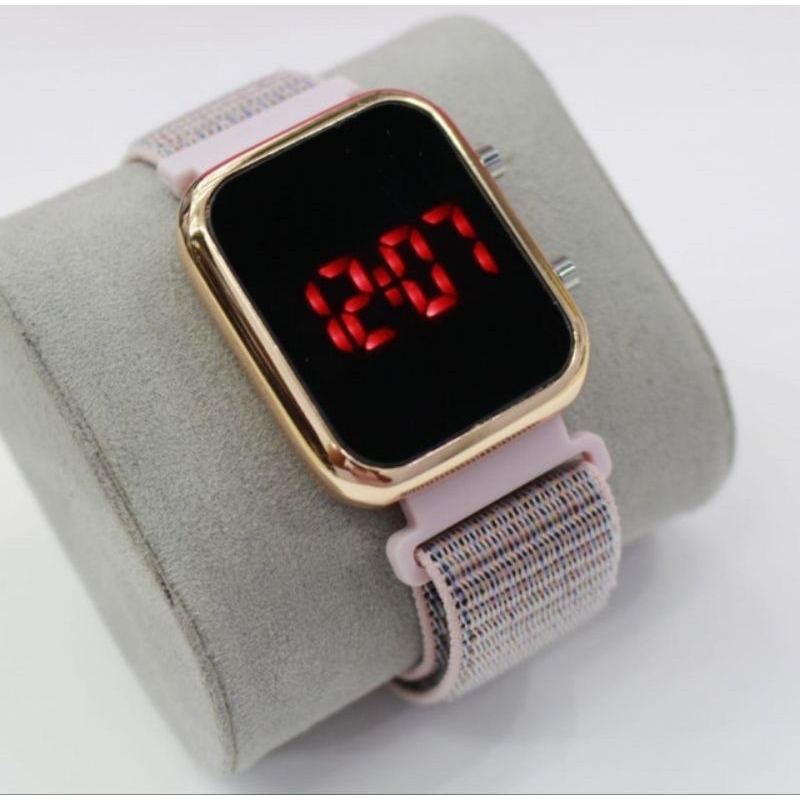 Jual C (C47) JAM TANGAN LED TALI KANVAS DEWASA MODEL KOREA | Shopee ...