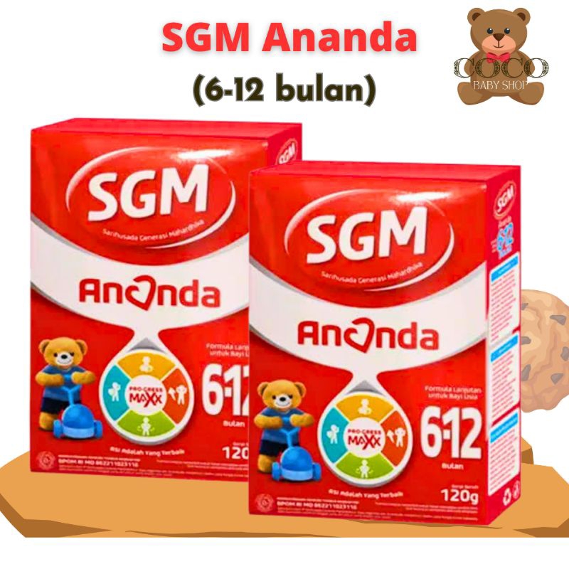 Jual SUSU SGM Ananda 6-12 Bulan 120g | Shopee Indonesia