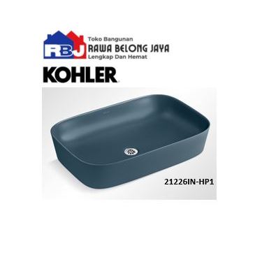 Jual KOHLER Wastafel ModernLife Edge 600mm Peacock / Kohler 21226IN-HP1 ...