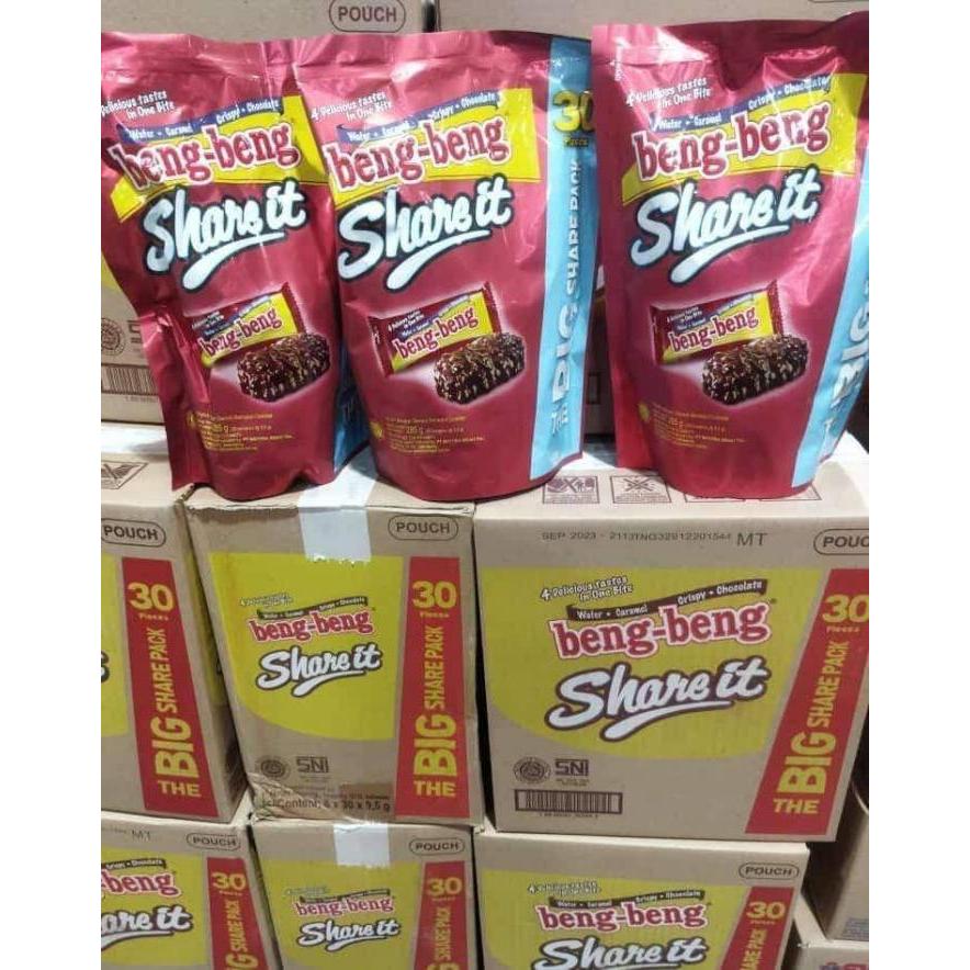 Jual BENG - BENG SHARE IT DUS ISI 6 POUCH | BENG - BENG MINI SACHET ...
