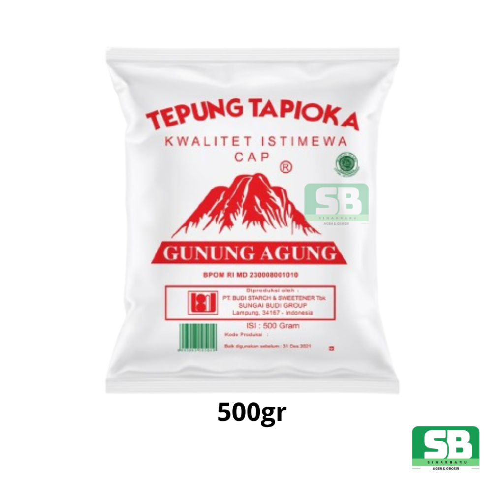 Jual TEPUNG TAPIOKA CAP GUNUNG 500gr SINARBARU | Shopee Indonesia