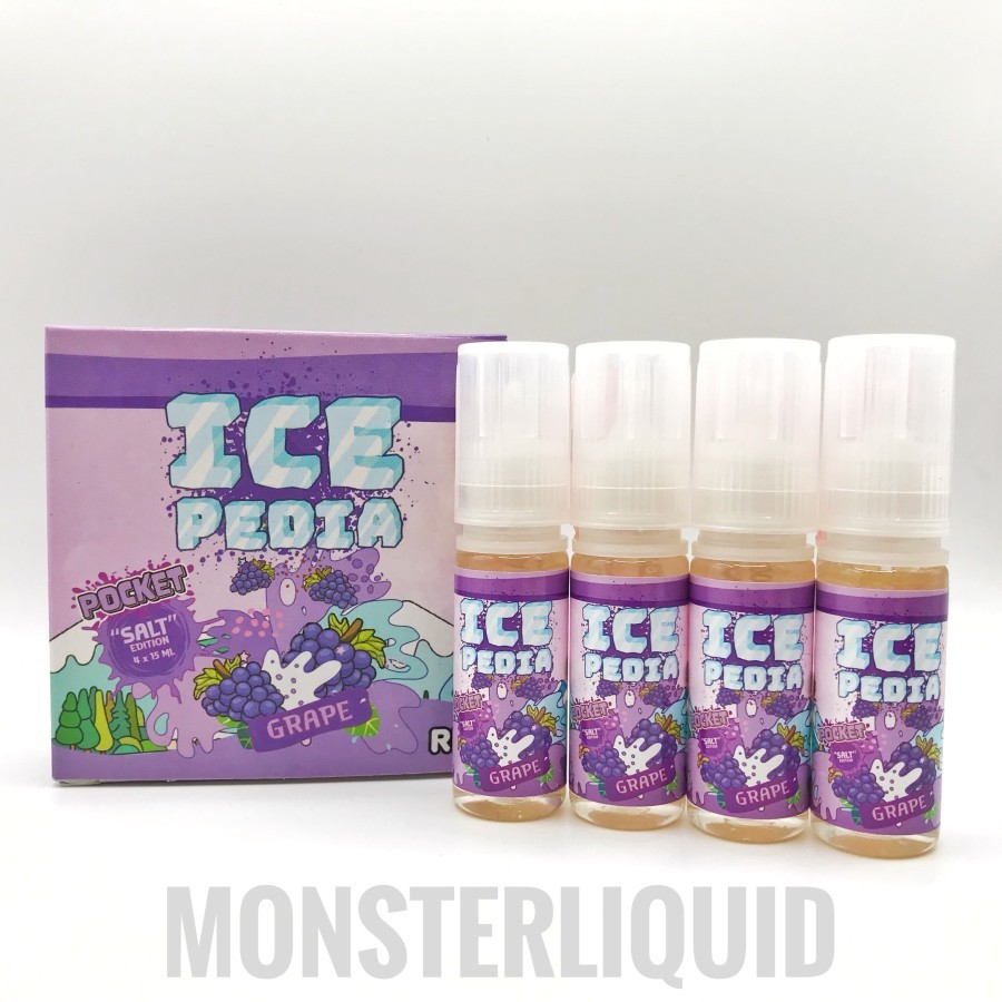 Jual SALT ICEPEDIA POCKET GRAPE BY MAJAPAHIT BREWERY 10MG 15ML ICE ...