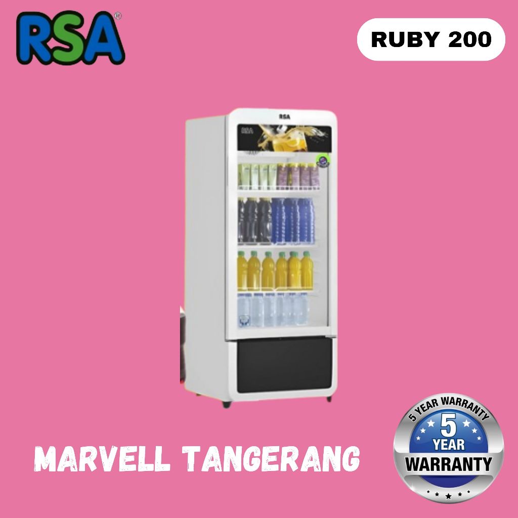 Jual RSA RUBY 200 Showcase Cooler Kulkas Display Pendingin Minuman ...