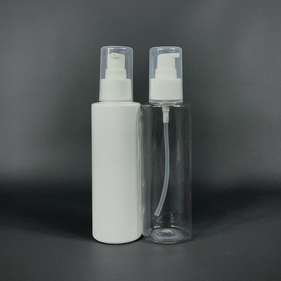 Jual Botol Pump Treatment 150 Ml / Botol Pet 150 Ml RF - Tutup Pump Treatment Putih Full-Cap ...