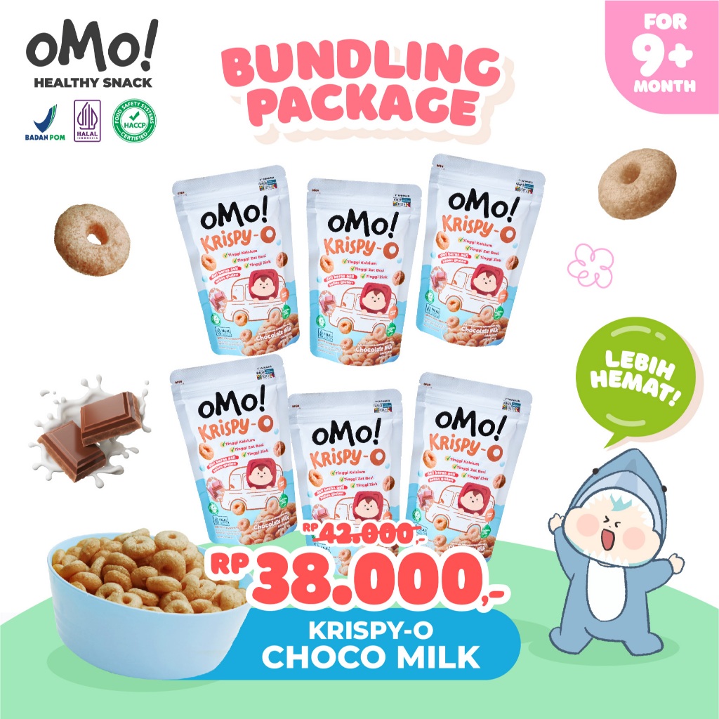 Jual OMO! Krispy O Bundling Package - Rasa Chocolate Milk 6pcs | Shopee ...