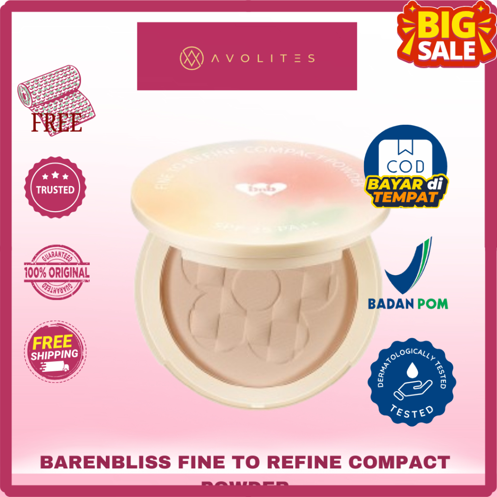 Jual BNB barenbliss Korean Bloomatte Fine to Refine Compact Powder 「24H ...