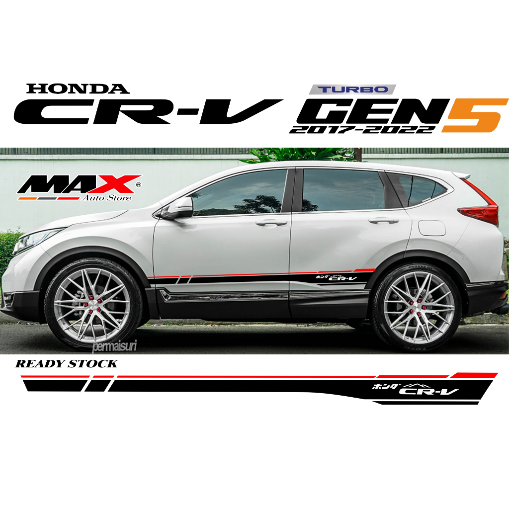 Jual sticker honda CR-V TURBO 2017 2018 2019 2020 2021 2022 Cutting ...
