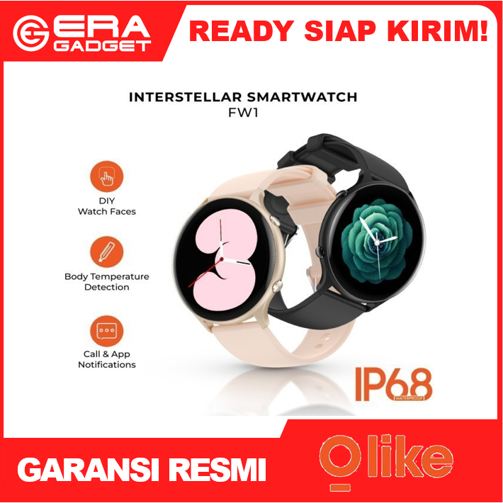 Jual OLIKE SMARTWATCH FW1 1.28 INCH HD CIRCLE BLUETOOTH | Shopee Indonesia