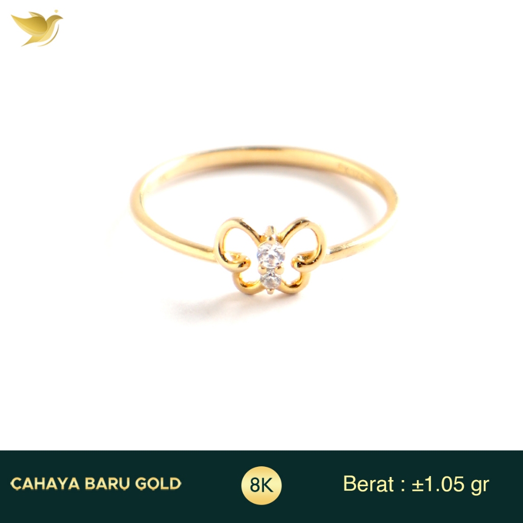 Jual BUTTERFLY LINED IFI RING 8K | Shopee Indonesia