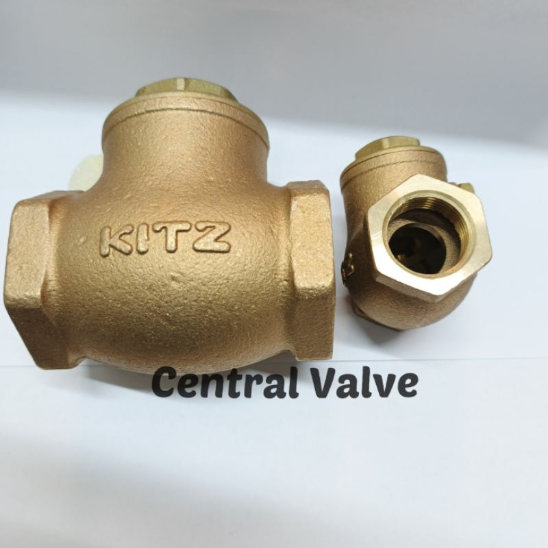 Jual Check Valve Kuningan KITZ 4" Inch Drat Class 125 / Swing check ...