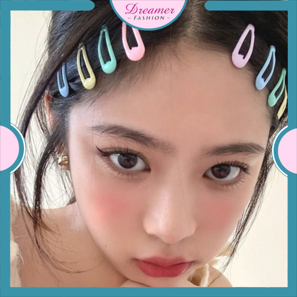Jual DF JR609 Jepit Rambut Wanita Kecil Lucu Warna-Warni Jepitan Korea ...