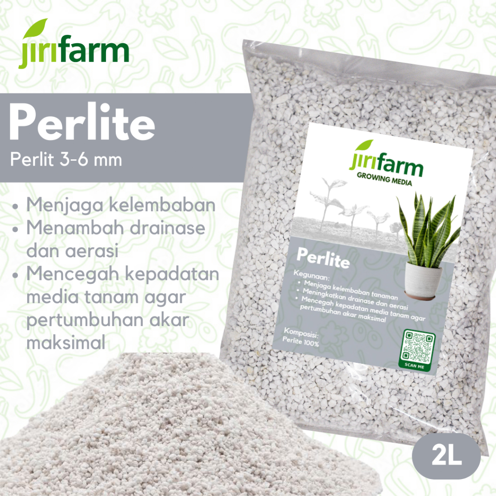 Jual JIRIFARM - Perlite 2 Liter 2L Media Tanam Perlit Hidroponik Kaktus ...