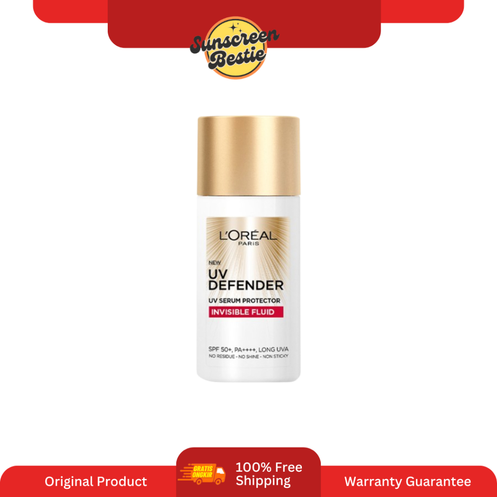 Jual LOREAL UV DEFENDER INVISIBLE RESIST DAILY SUNSCREEN SPF 50+ PA ...