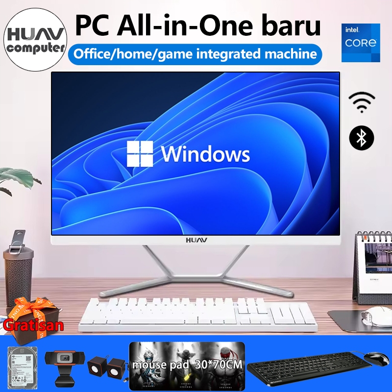Jual Huav Baru Komputer PC gaming Full Set, PC All-in-one, Konfigurasi tinggi, Prosesor Core i7 ...