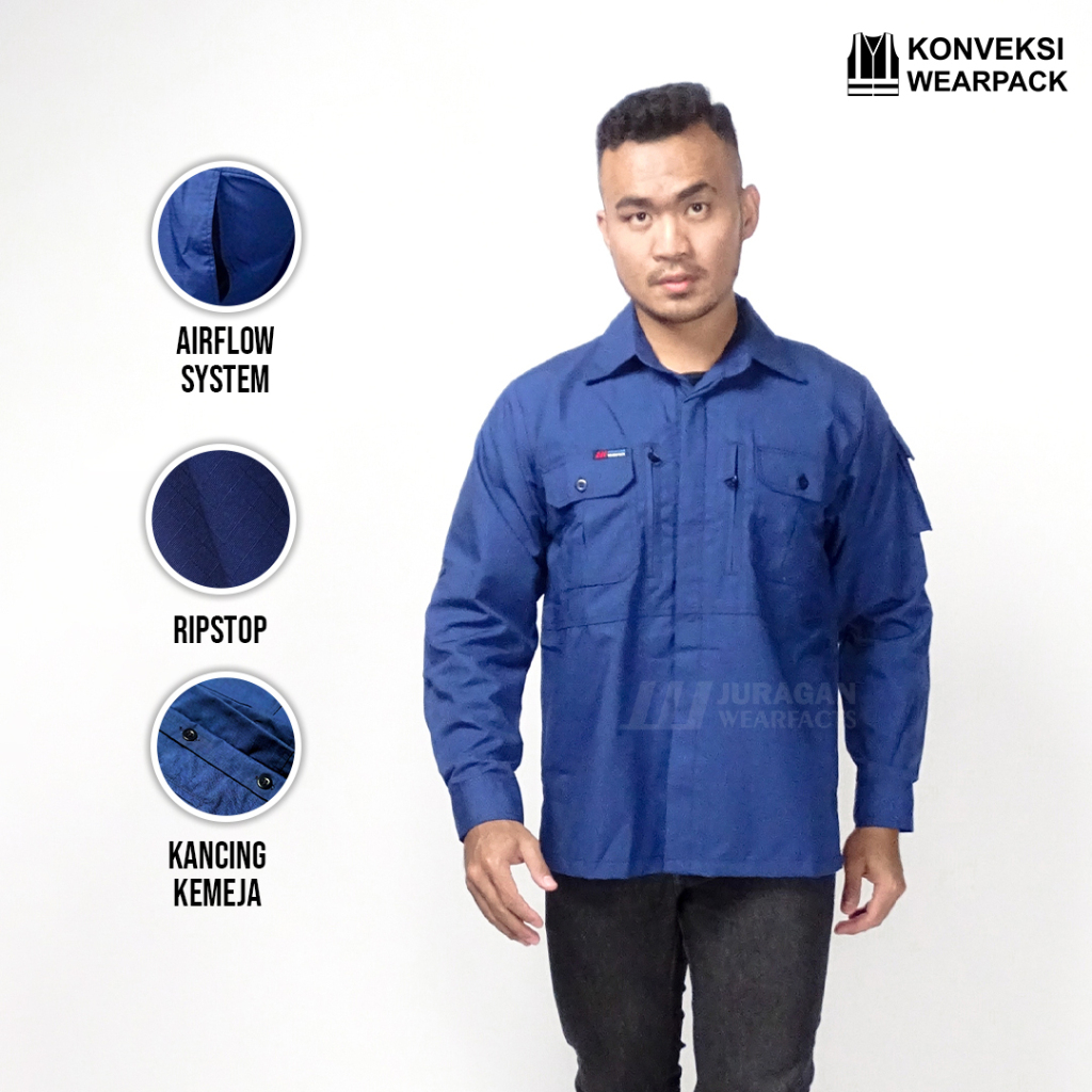 Jual Wearpack Safety Smart Engineer Series Warna Biru Navy | Shopee ...