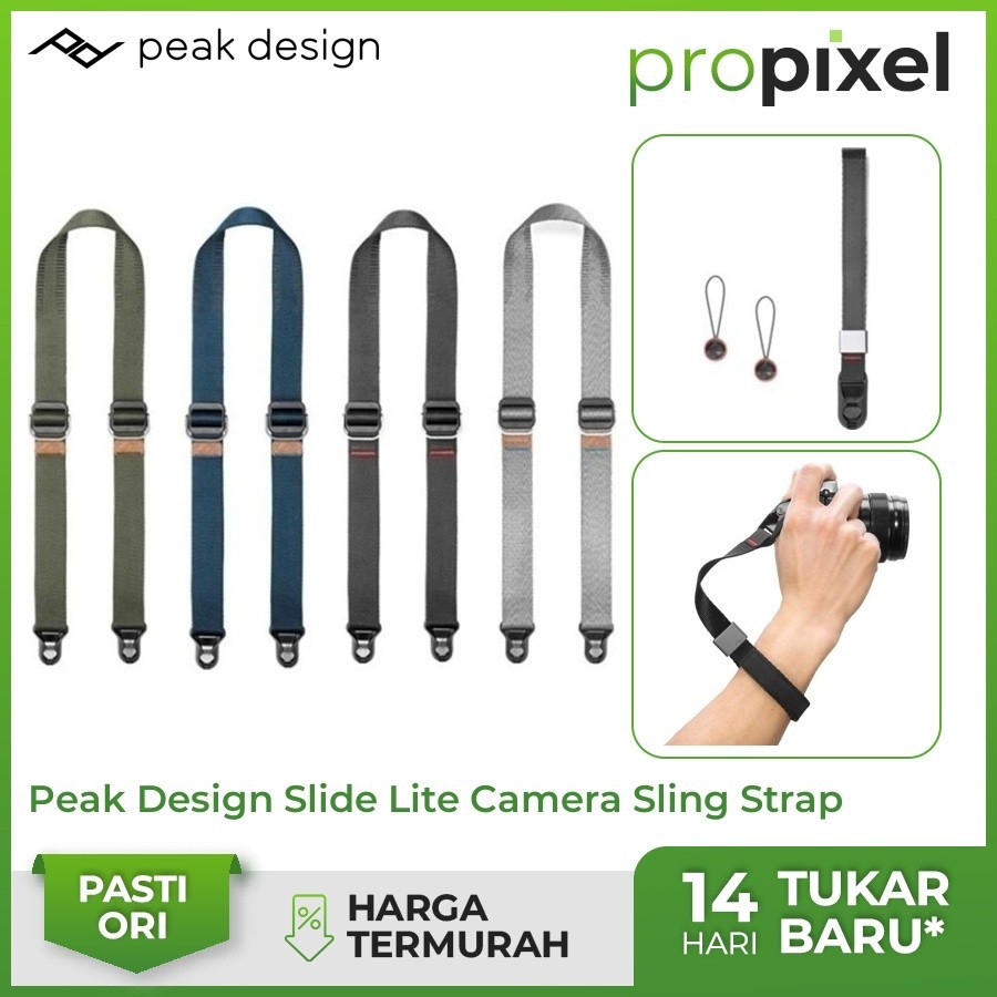 Jual Peak Design Slide Lite Camera Sling Strap PeakDesign Original ...