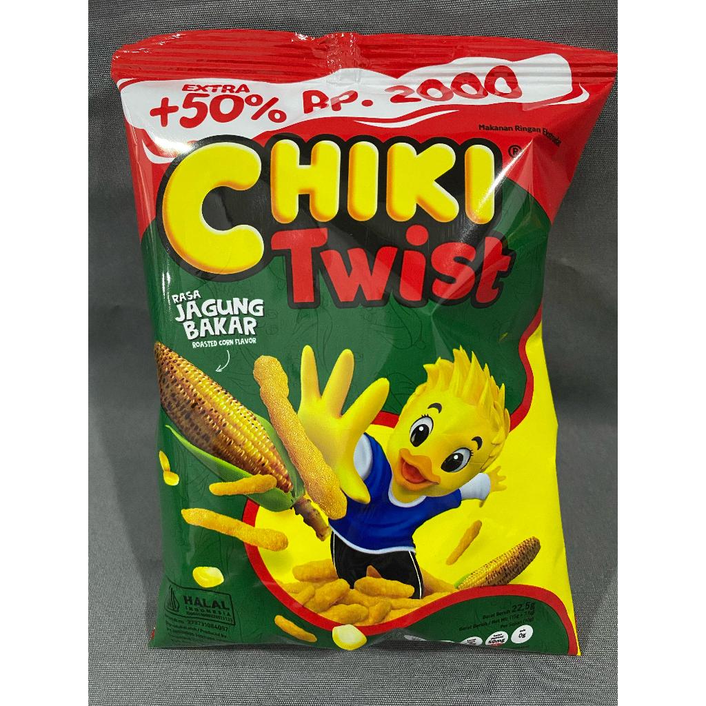 Jual CHIKI TWIST RASA JAGUNG BAKAR 1 RTG ISI 10 PCS | Shopee Indonesia