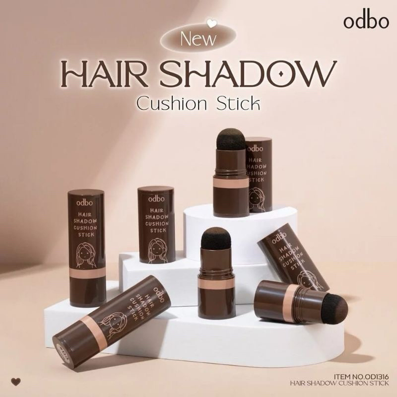 Jual Odbo Hair Shadow Cushion Stick 4g | Bedak Pewarna Penutup Rambut ...