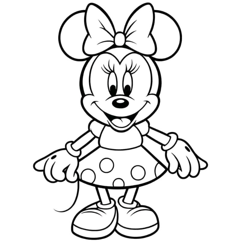 Jual Gambar mewarnai Sketsa Mickey Mouse (Random) isi 30 lembar ...