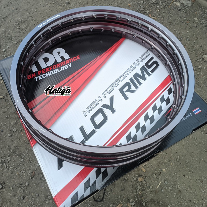 Jual VELG TDR 140 160 ring 17 GREY TITAN asli original TDR | Shopee ...