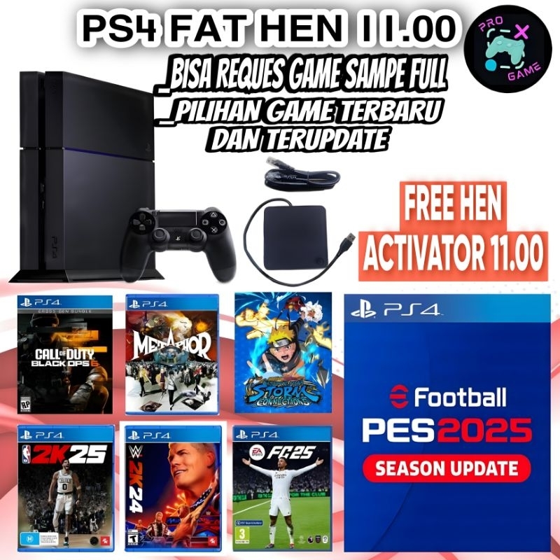 Jual PS4 FAT HEN 11.00 GAME PERMANENT FULL GAME TERBARU (BISA REQUEST) | Shopee Indonesia