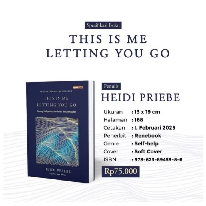 Jual BUKU THIS IS ME LETTING YOU GO HEIDI PRIEBE ORIGINAL | Shopee Indonesia