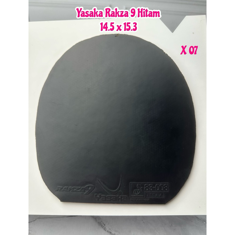 Jual SECOND KARET PINGPONG TENIS MEJA YASAKA RAKZA 9 WARNA HITAM | Shopee Indonesia