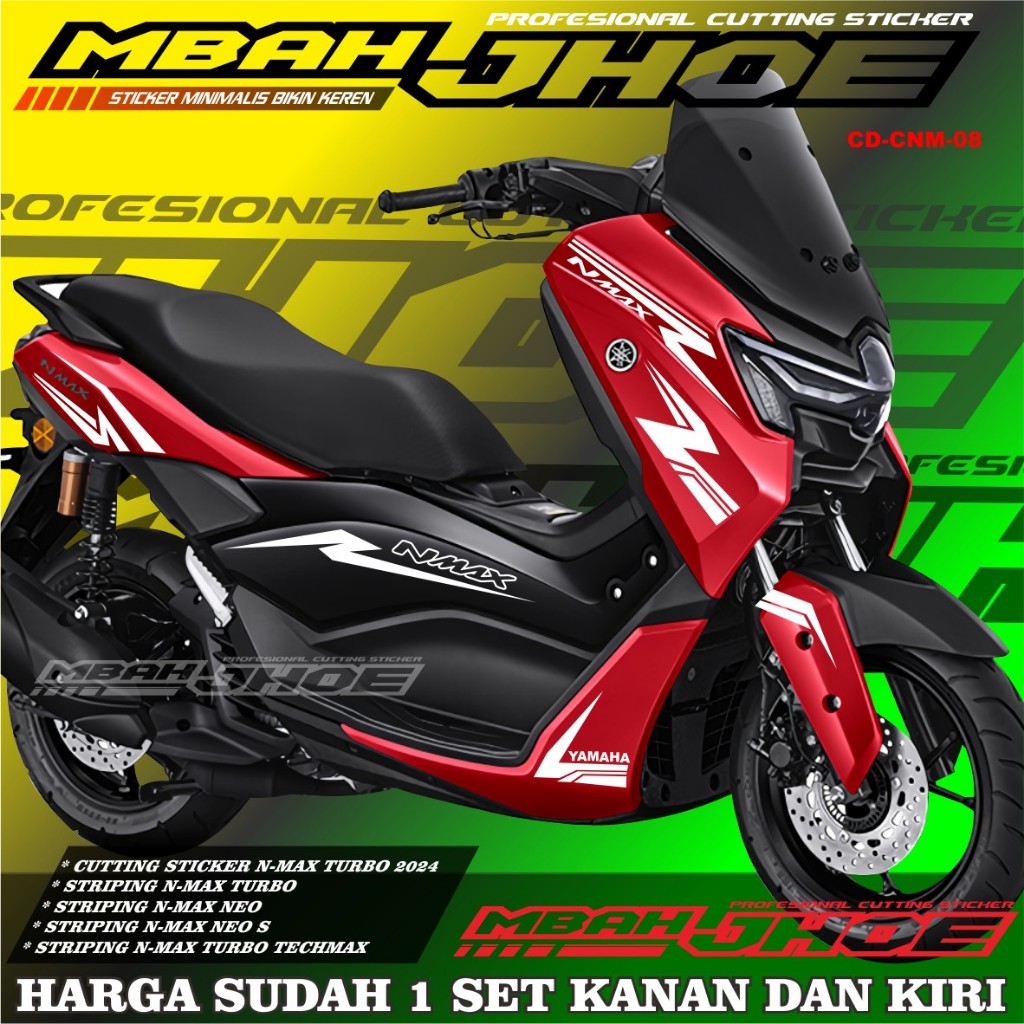 Jual STRIPING MOTOR ALL NEW YAMAHA NMAX STIKER NMAX TURBO/NEO/NEO S ...