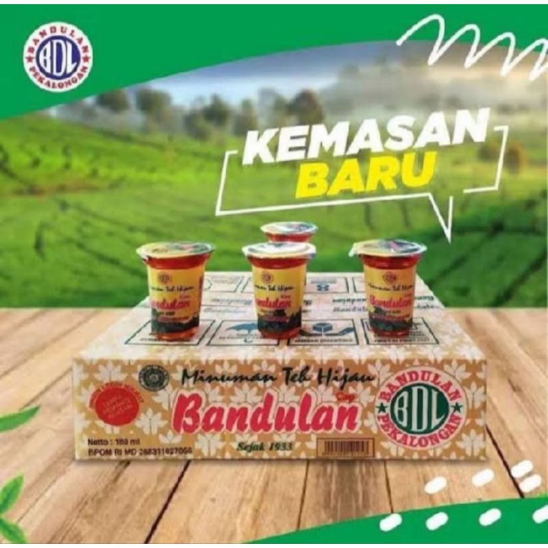 Jual TEH BANDULAN PEKALONGAN 160 ML ISI 24 | Shopee Indonesia