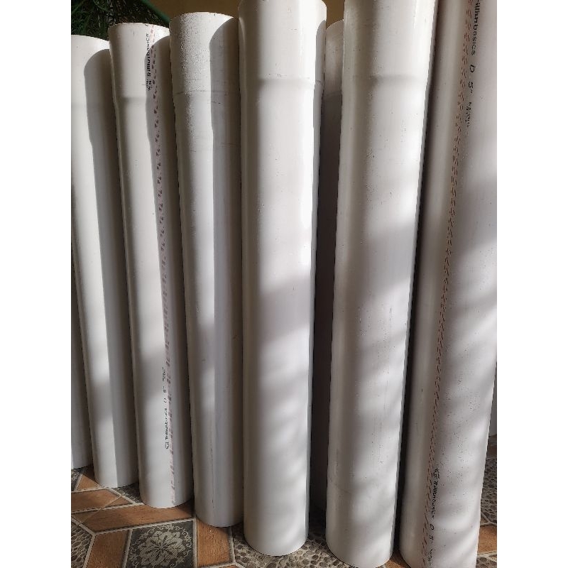 Jual PARALON PIPA PVC 5 INCH TINGGI PANJANG 1 METER | Shopee Indonesia