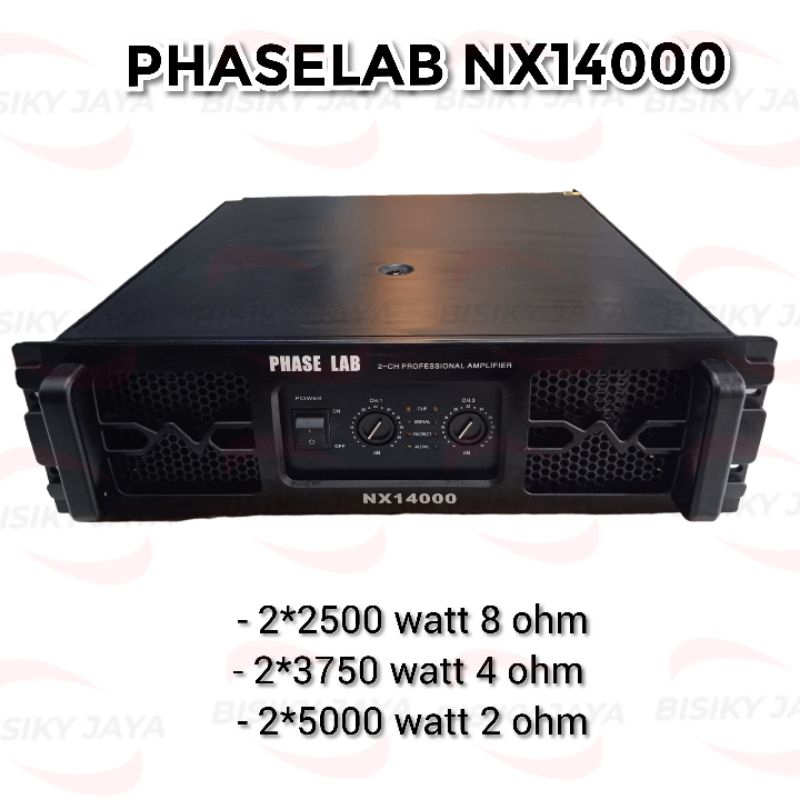 Jual Power Phase Lab NX-14000 Original Power 2 channel phaseLab NX14000 ...