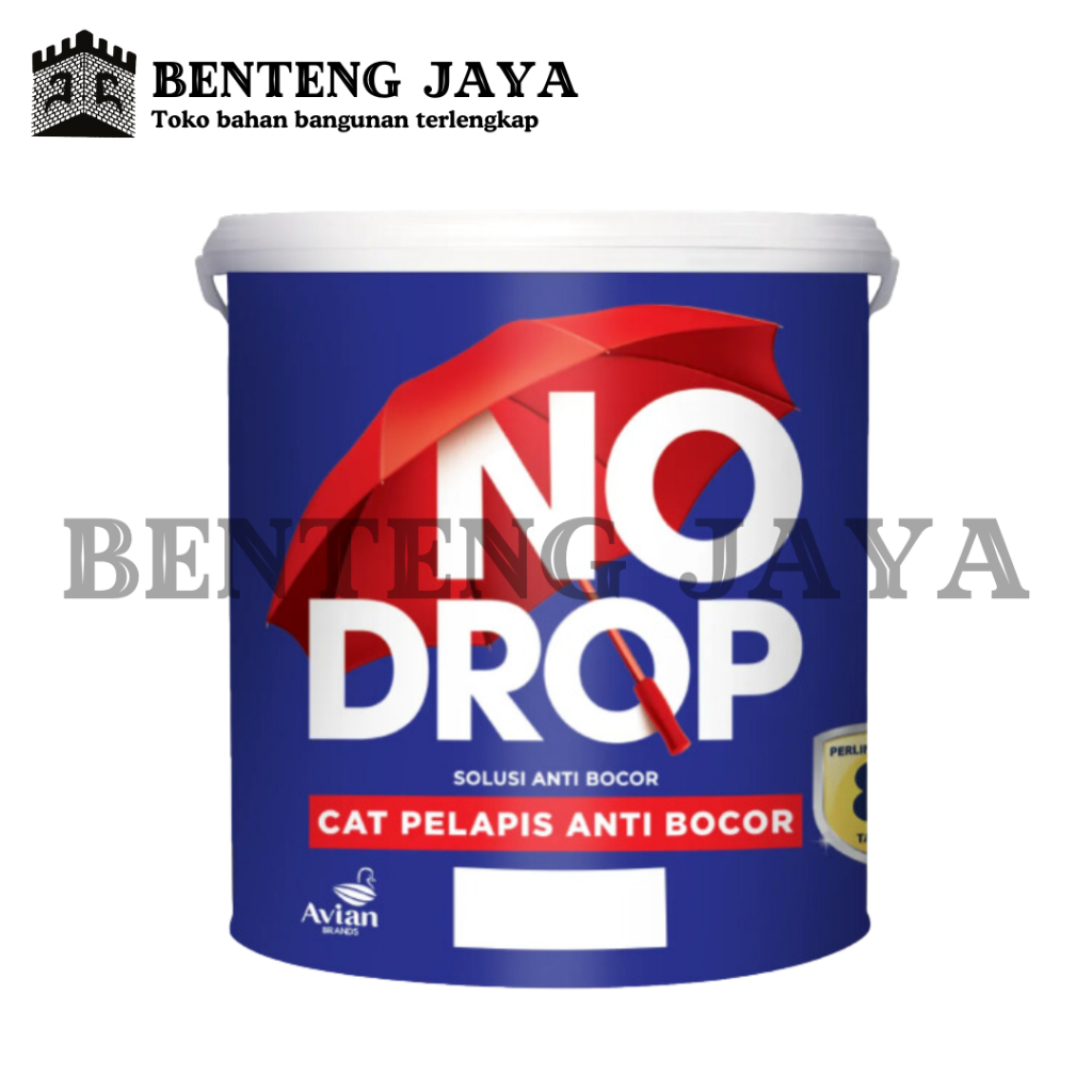 Jual CAT NO DROP 4KG / CAT TEMBOK PELAPIS ANTI BOCOR / CAT WATERPROOFING | Shopee Indonesia