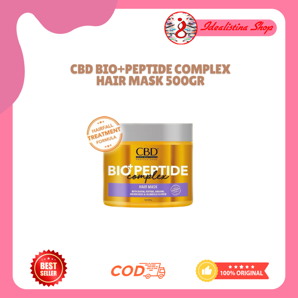 Jual CBD BIO+PEPTIDE COMPLEX HAIR MASK 500ml | Shopee Indonesia
