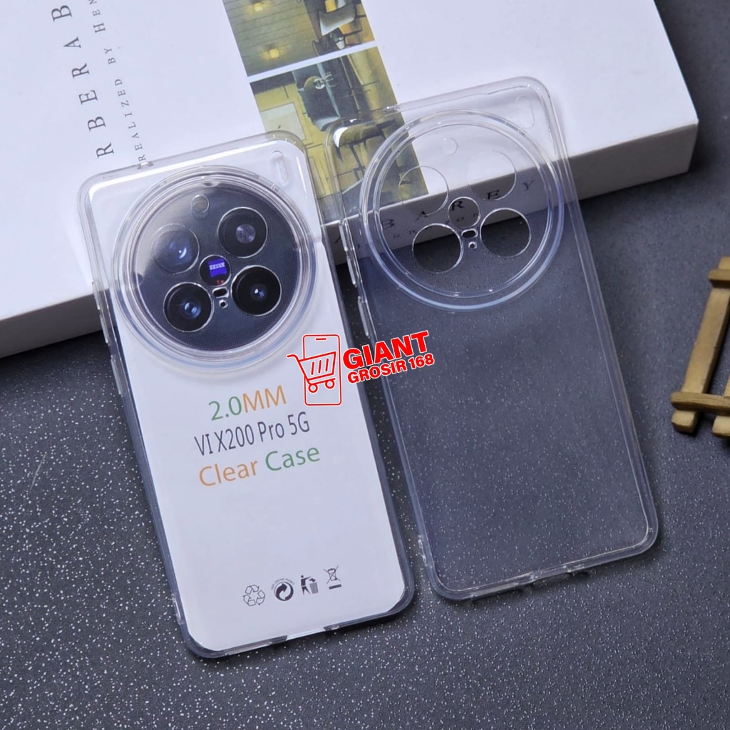 Jual VIVO X200 PRO 5G CASE CLEAR HD 2.0MM CASE BENING TRANSPARAN VIVO X200 PRO 5G | Shopee Indonesia