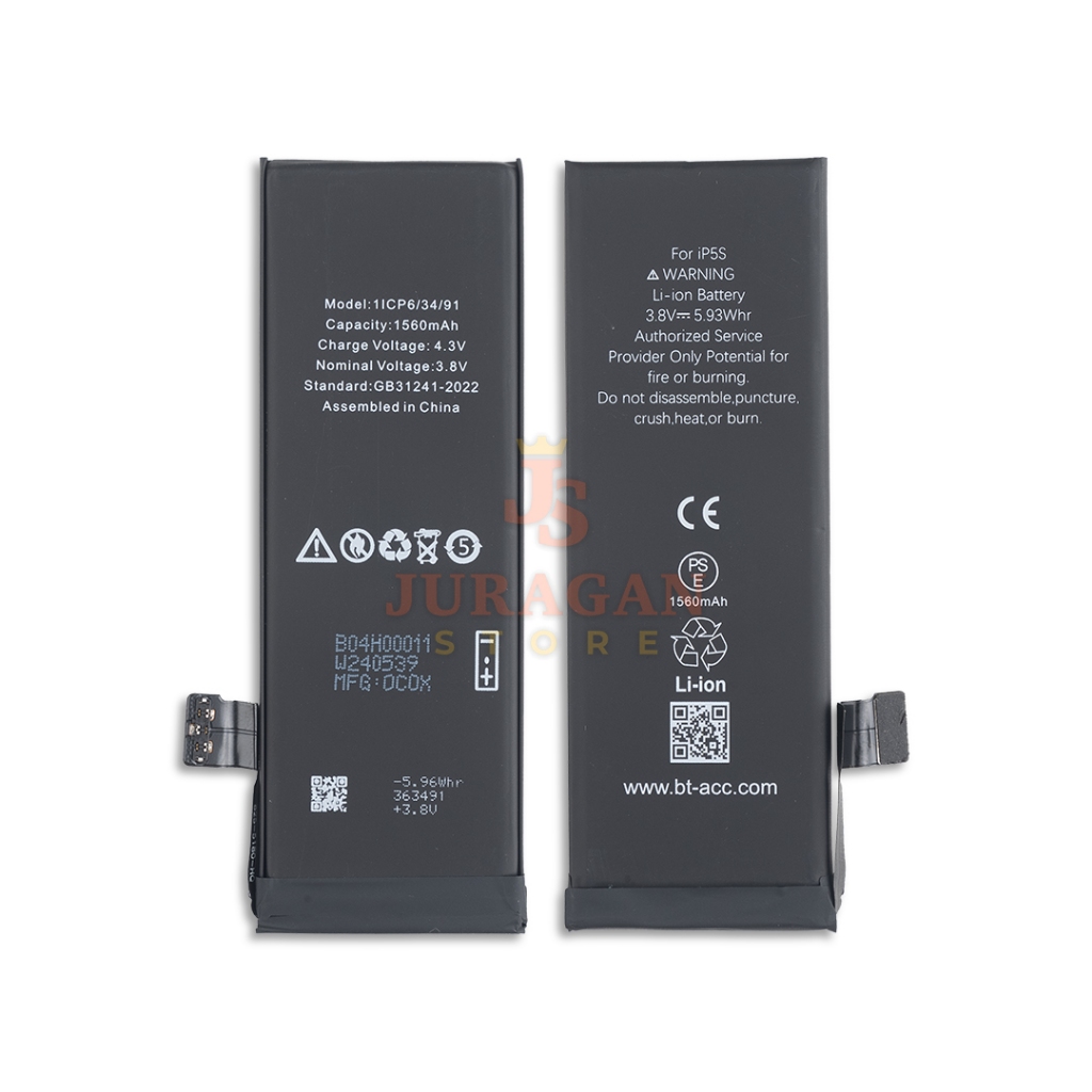 Jual BATERAI BATRE BETTERY COMPATIBLE FOR IPH 5S | Shopee Indonesia