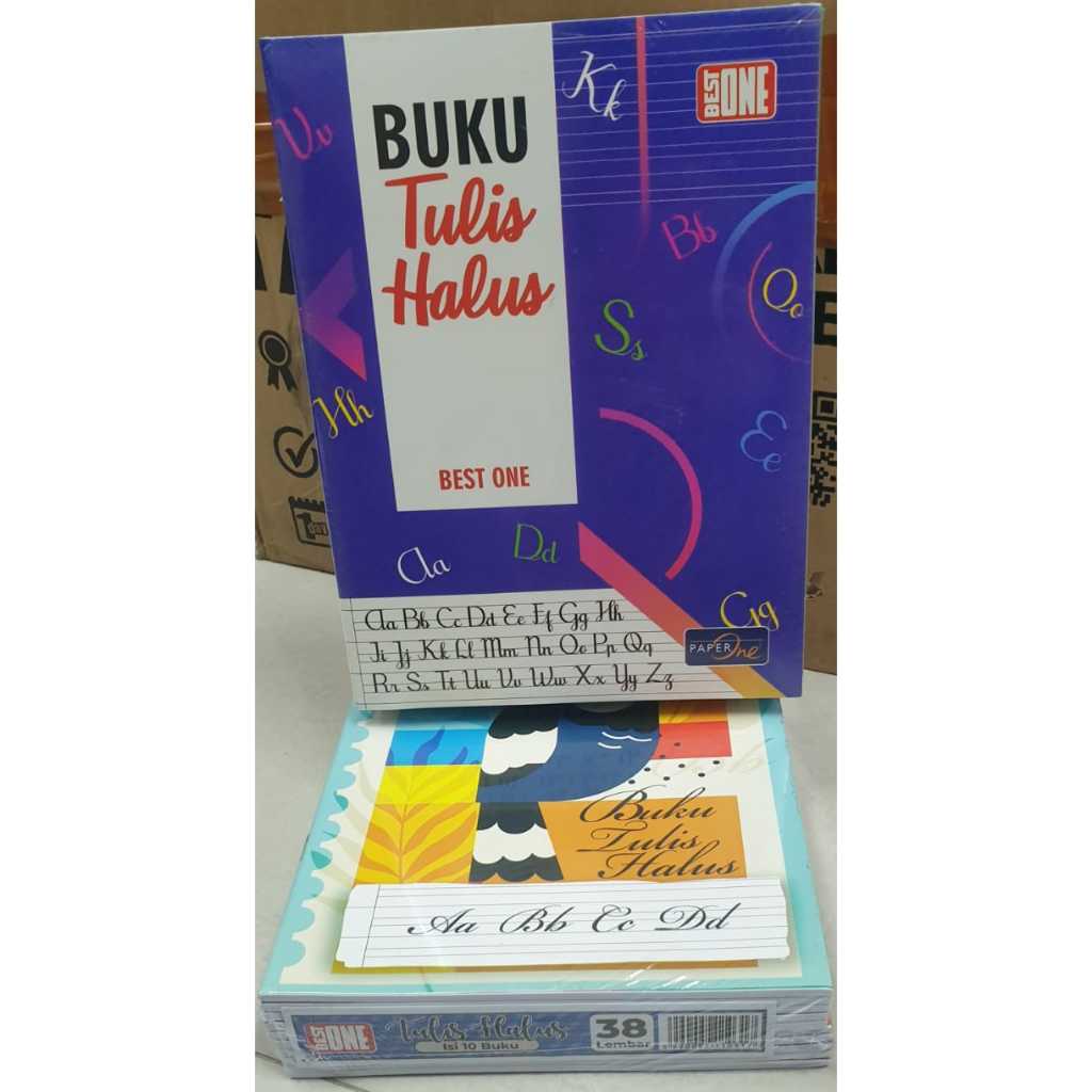 Jual BUKU HALUS BEST ONE 38 LEMBAR 1PAK : 10 BUKU | Shopee Indonesia