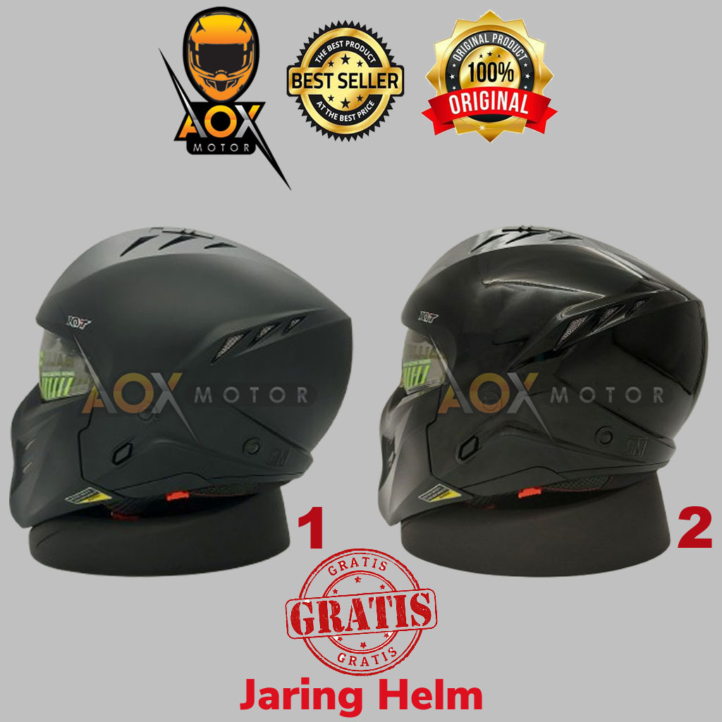 Jual Helm KYT BALLISTIC Plain Solid Polos Modular Fullface Halfface ...