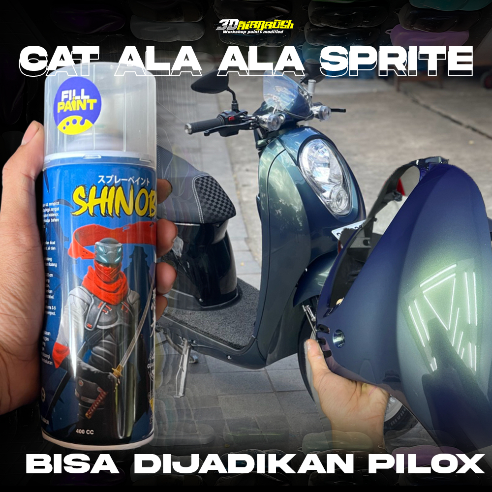 Jual ( BISA DIJADIKAN PILOX ) CAT LEMBAYUNG SPRITE | Cat ala ala sprite ...