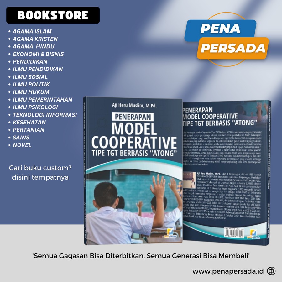 Jual Buku Penerapan Model Cooperative Tipe TGT Berbasis Atong | Shopee Indonesia
