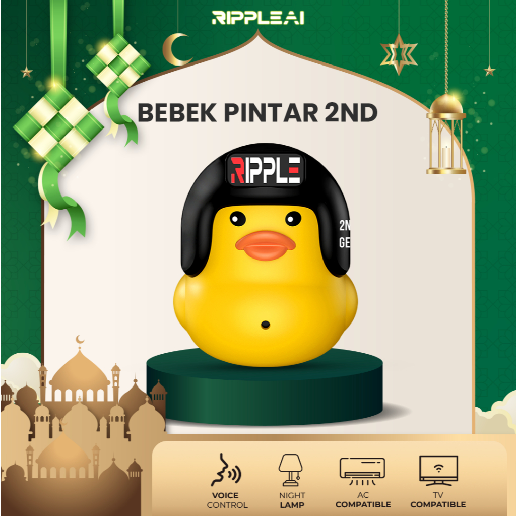 Jual [NEW] Ripple Bebek Pintar 2nd Generation Smart Remote AI Voice ...