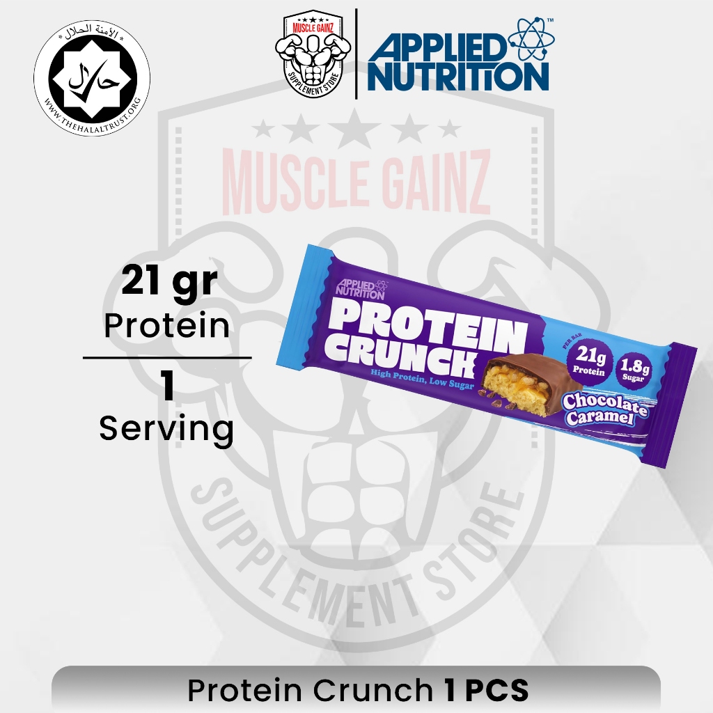 Jual Applied Nutrition Protein Crunch Bar ECER Protein Snack Diet ...