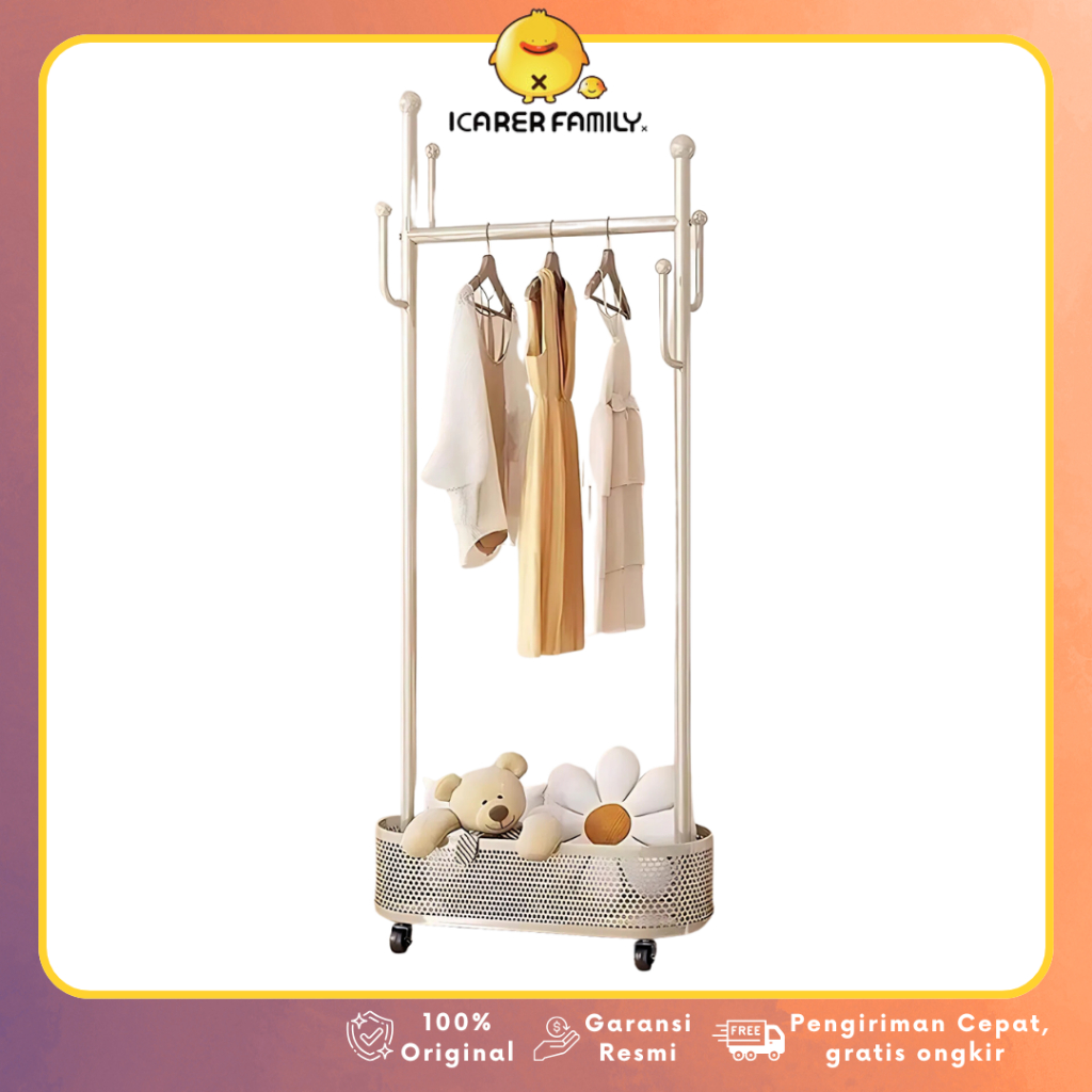 Jual Goland Rak Gantungan Baju Stand Hanger Baju Rak Serbaguna Besi ...