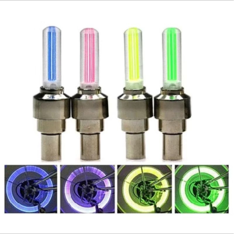Jual Tutup pentil ban motor sepeda mobil model lampu lidi / Tutup ...