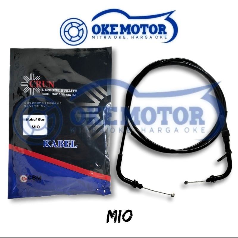 Jual KABEL GAS MOTOR MIO MEREK CRUN | Shopee Indonesia