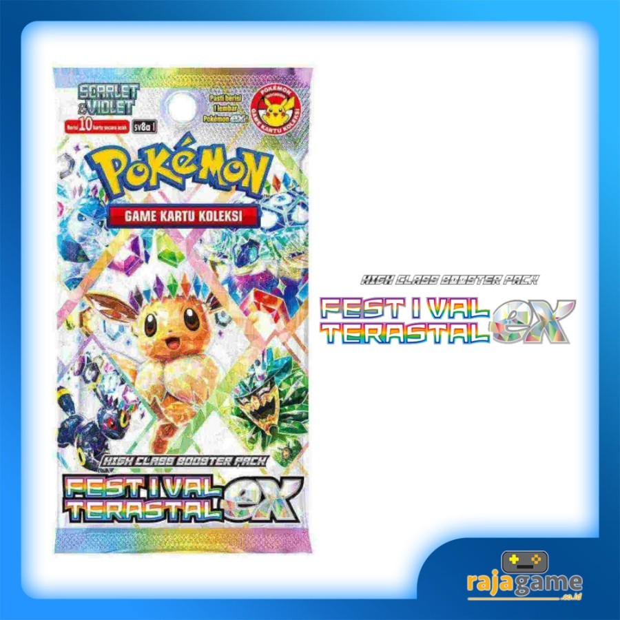 Jual Pokémon Game Kartu Koleksi Scarlet & Violet Festival Terastal Ex ...