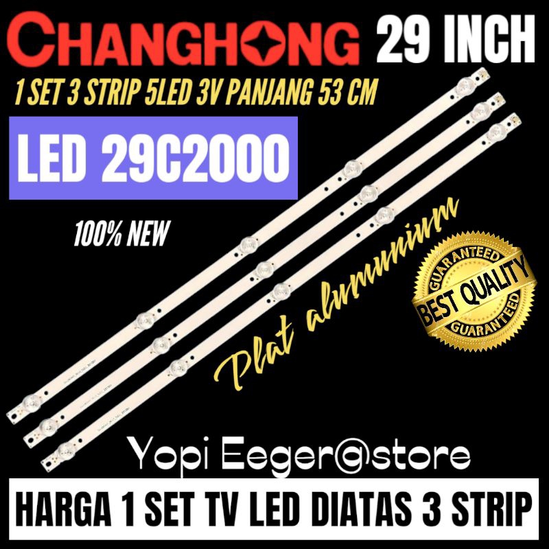 Jual BACKLIGHT TV LED CHANGHONG 29 INCH LED 29C2000 BACKLIGHT TV LED 29 INCH CHANGHONG | Shopee ...