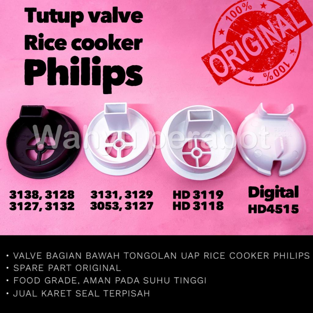 Jual Valve Philips Uap Rice Cooker / Tutup Valve Uap Philips HD3118 ...