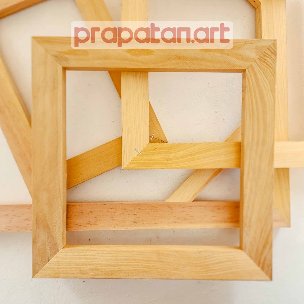 Jual Spanram Kanvas Lukis 20-40CM | Bingkai Kayu Belakang Kanvas ...